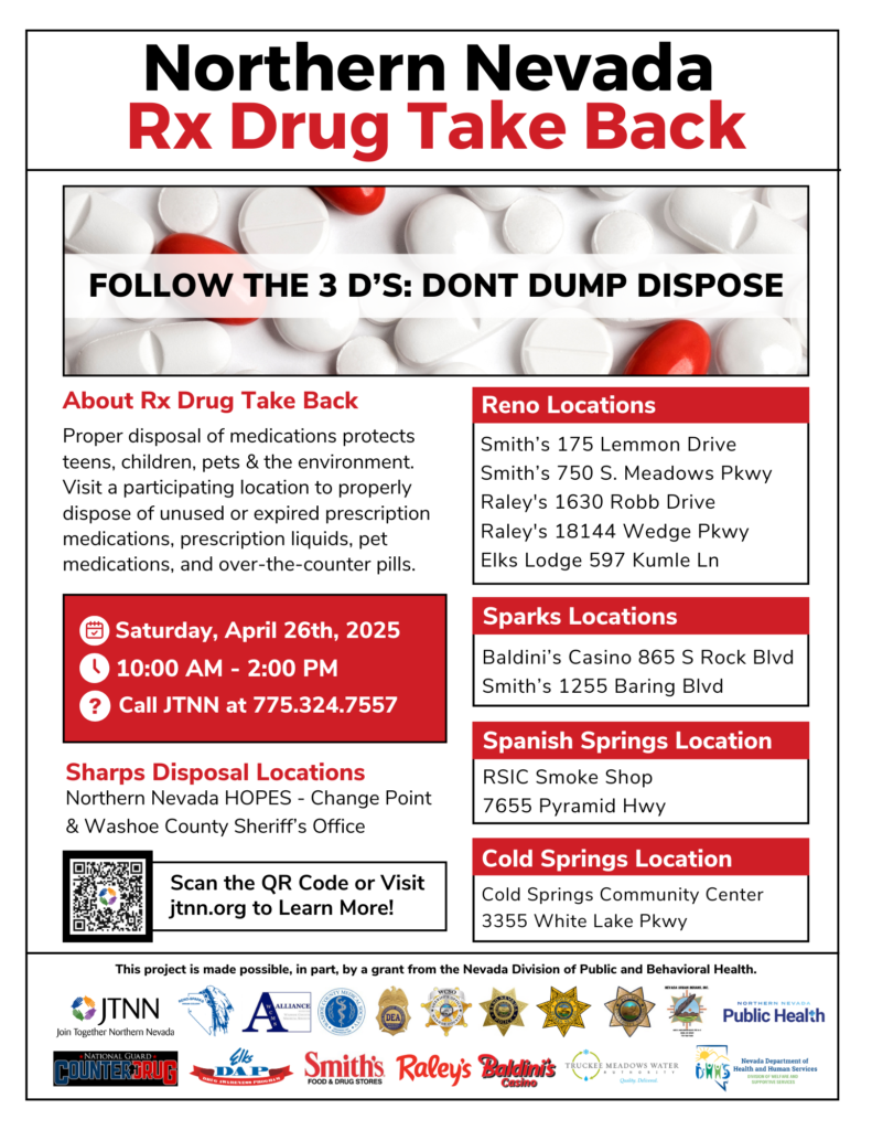 Rx Drug Take Back Day - Join Together Northern Nevada